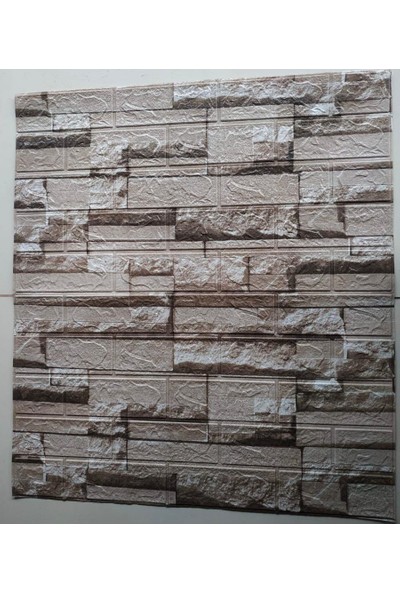 Renkli Duvarlar Yapışkanlı 3 Boyutlu Tuğla Tv Ünite Arkası Duvar Kağıdı NW116