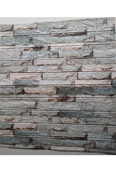 Renkli Duvarlar Yapışkanlı 3 Boyutlu Tuğla Tv Ünite Arkası Duvar Kağıdı NW117 Renkli Duvarlar Yapışkanlı 3 Boyutlu Tuğla Tv Ünite Arkası Duvar Kağıdı NW117