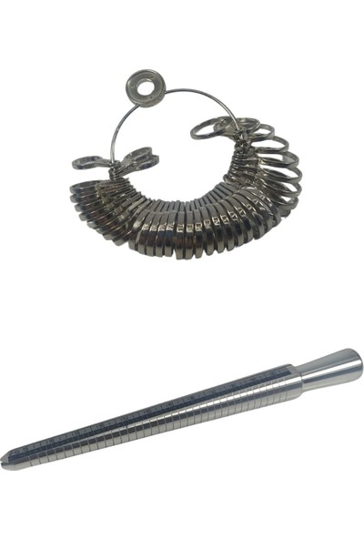 Özer Kutu Alüminyum Metal Yüzük Ölçüm Malafası ve Halka Aparatı