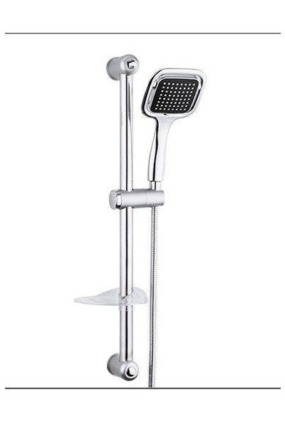 Qniay Duş Seti Sürgülü Qnitema Duş Başlığı Ekonomik Model Paslanmaz Borulu