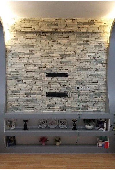 Renkli Duvarlar 10 Adet 70-77CM Mavi Taş Desen Yapışkanlı Duvar Kağıdı Panel NW117 5.3 M2 Renkli Duvarlar 10 Adet 70-77CM Mavi Taş Desen Yapışkanlı Duvar Kağıdı Panel NW117 5.3 M2
