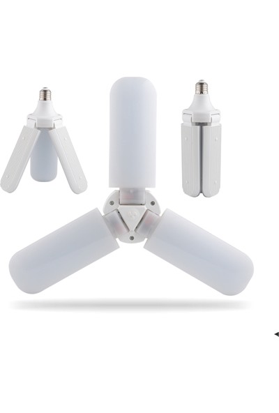 42W 3 Kollu Pervane LED Ampül-