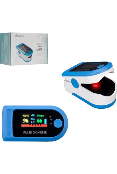 Aiqura Nabız Oksijen Ölçer Parmak Tipi Oksimetre Aiqura AD-805 Aiqura Nabız Oksijen Ölçer Parmak Tipi Oksimetre Aiqura AD-805