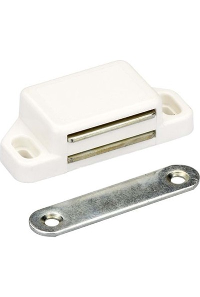 Canex Mıknatıslı Çıt Çıt Plastik Beyaz 5.7 cm