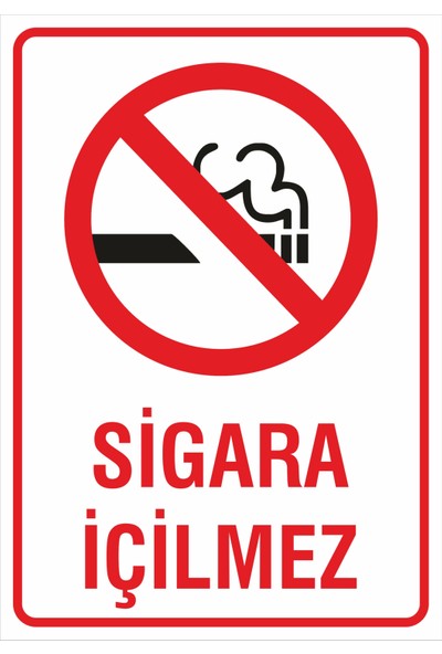 Bd - Iş Güvenliği Uyarı ve Yönlendirme Levhası 24 x 34 011