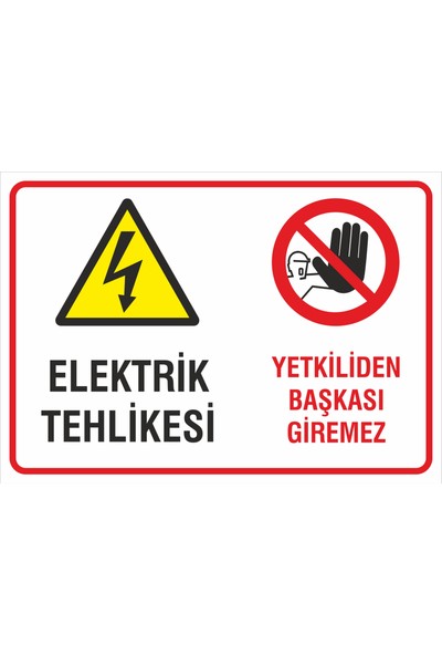 Bd - Iş Güvenliği Uyarı ve Yönlendirme Levhası 24 x 34 033 Bd - Iş Güvenliği Uyarı ve Yönlendirme Levhası 24 x 34 033