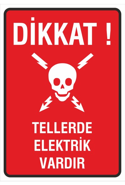 Bd - Iş Güvenliği Uyarı ve Yönlendirme Levhası 24 x 34 035