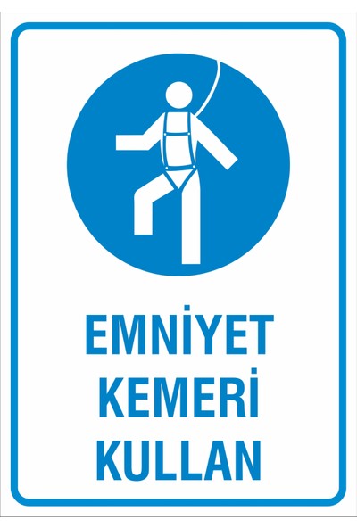 Bd - Iş Güvenliği Uyarı ve Yönlendirme Levhası 24 x 34 042