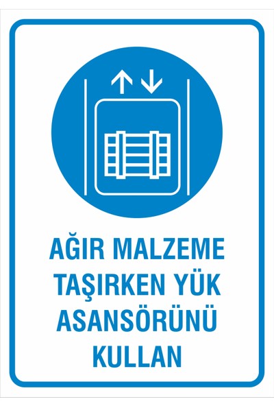 Bd - Iş Güvenliği Uyarı ve Yönlendirme Levhası 24 x 34 049