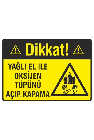 Bd - Iş Güvenliği Uyarı ve Yönlendirme Levhası 24 x 34 064