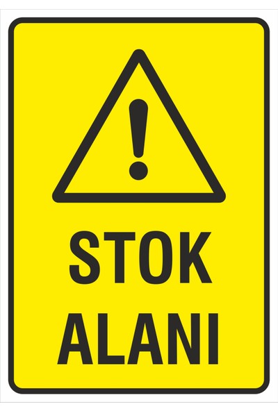 Bd - Iş Güvenliği Uyarı ve Yönlendirme Levhası 24 x 34 066