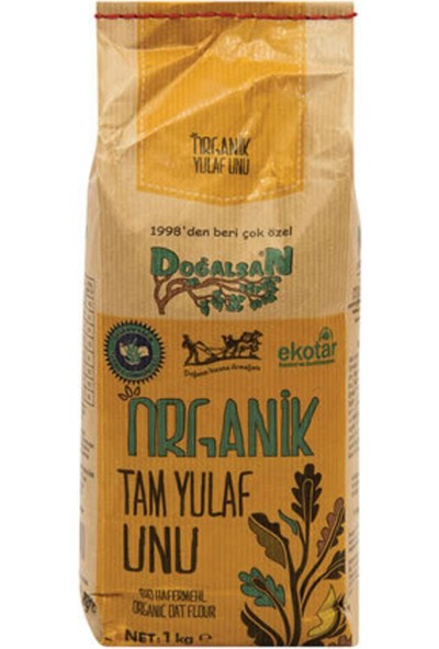 Doğalsan Organik Tam Yulaf Unu 1 kg