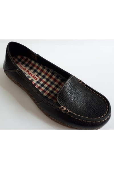 Hush Puppies Günlük Siyah Deri Bayan Babet Hush Puppies Günlük Siyah Deri Bayan Babet