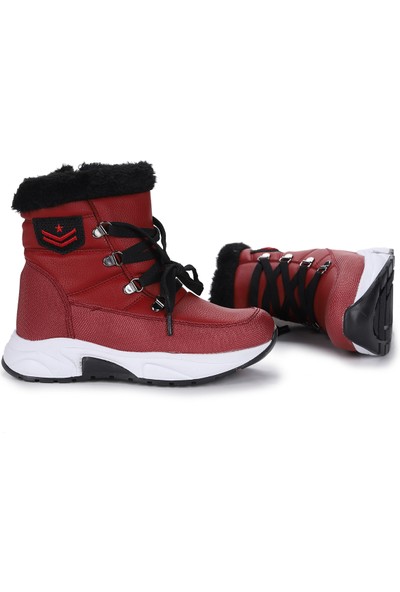 Kiko Kids Twg 7470 Günlük Kız Çocuk Bot Ayakkabı Bordo