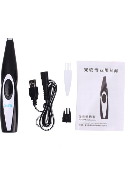Köpek Kesme Makinesi Köpek Saç Tımar Makinesi Pet Kedi Köpek Tavşan Saç Kesimi Düzeltici Tıraş Makinesi Makas Makasları Popo Kulak Gözler Saç Kesici Sökücü Düşük-N