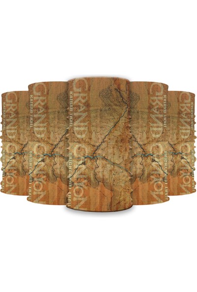 Knmaster Grand Canyon Buff Bandana Boyunluk Maske Saç Bandı 5'li Paket Knmaster Grand Canyon Buff Bandana Boyunluk Maske Saç Bandı 5'li Paket