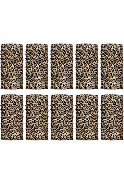 Knmaster Cheetah Buff Bandana Boyunluk Maske Saç Bandı 10'lu Paket Knmaster Cheetah Buff Bandana Boyunluk Maske Saç Bandı 10'lu Paket