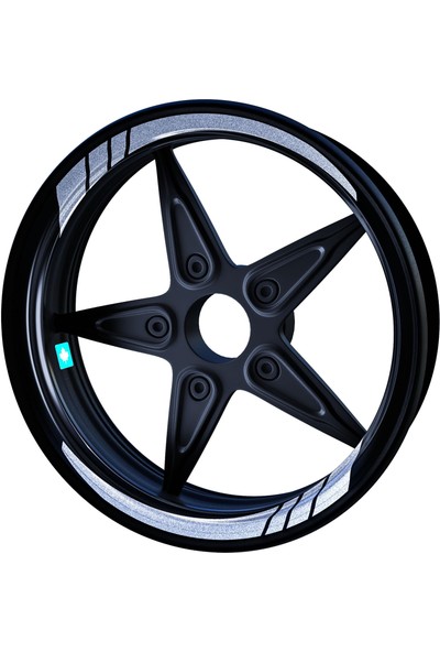 Çınar Extreme Moto Gp Iç Jant Şeridi Sticker Reflektif, Floresan, Özel Renkler Çınar Extreme