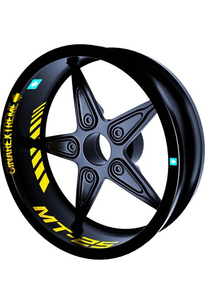 Çınar Extreme Mt-25 Yazılı Reflektif Sarı Iç Jant Şeridi Sticker Çınar Extreme Çınar Extreme Mt-25 Yazılı Reflektif Sarı Iç Jant Şeridi Sticker Çınar Extreme