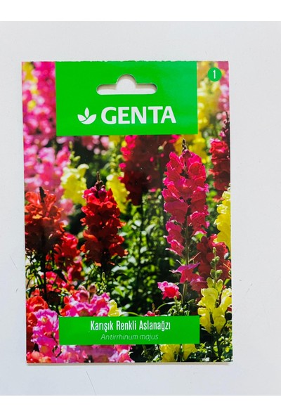 Genta Prestige Karışık Renkli Aslanağzı Çiçek Tohumu Çiçek Tohumları