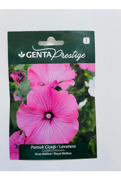 Genta Prestige Pamuk Çiçeği Lavantera Çiçeği Çiçek Tohumu
