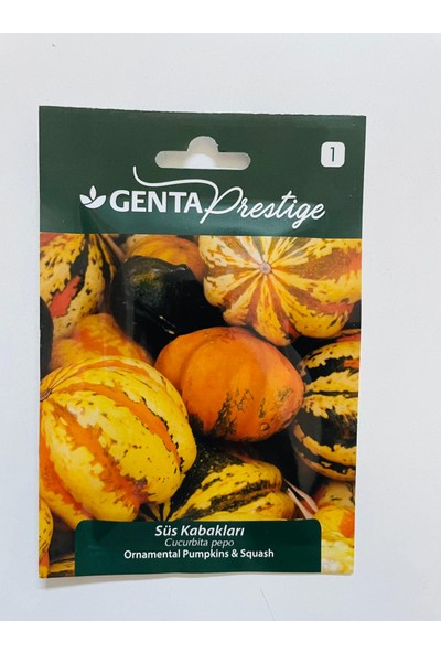Genta Prestige Süs Kabakları Çiçeği Çiçek Tohumu