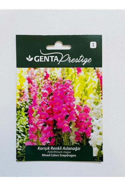 Genta Karışık Renkli Aslanağzı Çiçeği Çiçek Tohumu
