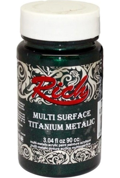 Rich Multi Surface Titanium 2554 Antik Yeşil Metalik 90 cc Rich Multi Surface Titanium 2554 Antik Yeşil Metalik 90 cc