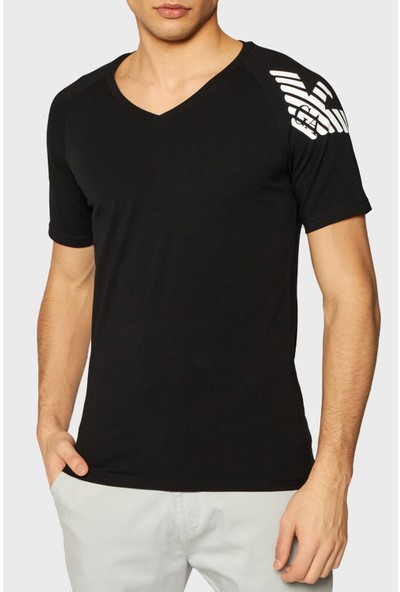 Emporio Armani Marka Logolu V Yaka Pamuklu T Shirt Erkek T Shirt S 111760 1P725 00020 Emporio Armani Marka Logolu V Yaka Pamuklu T Shirt Erkek T Shirt S 111760 1P725 00020