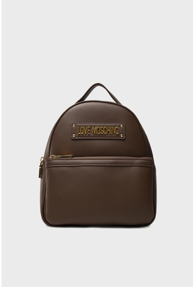 Love Moschino Logolu Suni Kürk Aksesuarlı Sırt Çantası Bayan Sırt Çantası JC4309PP0DKN0300 Love Moschino Logolu Suni Kürk Aksesuarlı Sırt Çantası Bayan Sırt Çantası JC4309PP0DKN0300