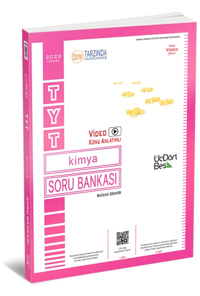 Üçdörtbeş Yayınları TYT Kimya Soru Bankası