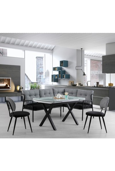 Sualar Simge Mutfak Köşe Takımı Masasız