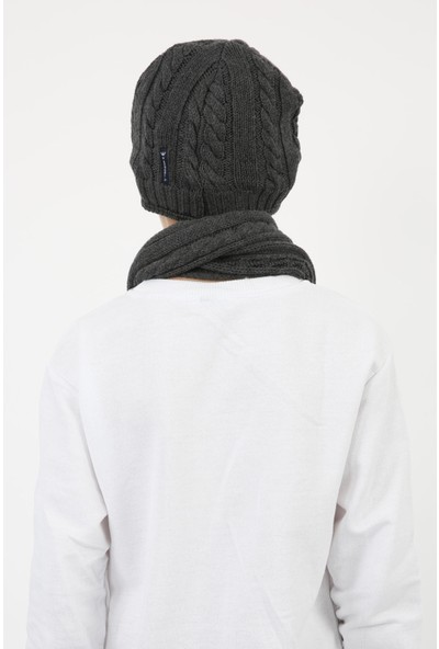 Armani Juner Erkek Çocuk Atkı Bere Takım