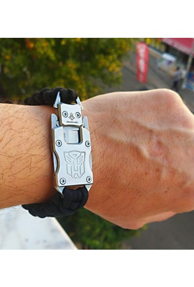 Alsepeteavm Avcı Paracord Bilekliik Paslanmaz Gizli Çelik Çakılı Orijinal Çok Kalite Sağlam Alsepeteavm Avcı Paracord Bilekliik Paslanmaz Gizli Çelik Çakılı Orijinal Çok Kalite Sağlam