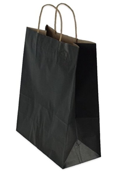 Roll-Up Siyah 25 Adet Kraft Çanta