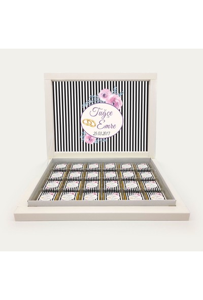 Chokaranj Pembe Çiçek Isimli Söz, Nişan, Kız Isteme Çikolatası (48'li Kutu) Chokaranj Pembe Çiçek Isimli Söz, Nişan, Kız Isteme Çikolatası (48'li Kutu)