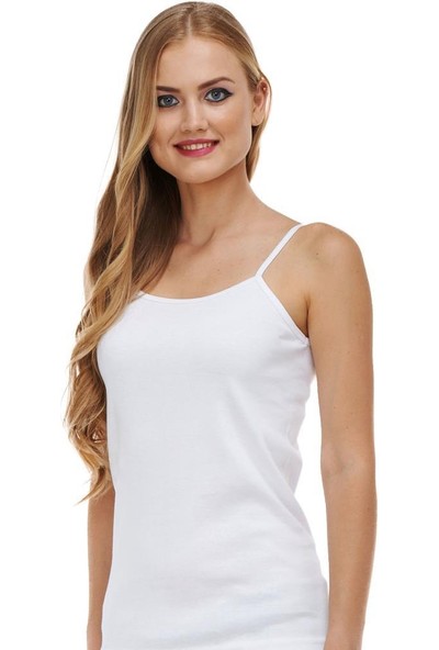 Onurel (6 Adet) Ip Askılı Ribana-Saten Kadın Atlet 204 Onurel (6 Adet) Ip Askılı Ribana-Saten Kadın Atlet 204