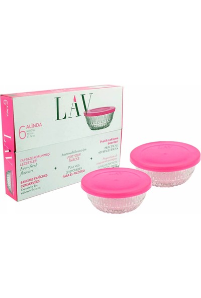 Pazaristanbul Lav Alinda 6 Lı Saklama Kabı
