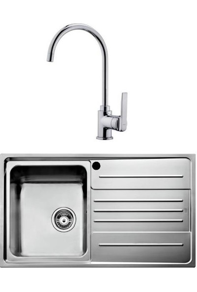 Teka Stage 45B Sağ Paslanmaz Çelik Evye-Teka Inca Evye Bataryası Teka Stage 45B Sağ Paslanmaz Çelik Evye-Teka Inca Evye Bataryası