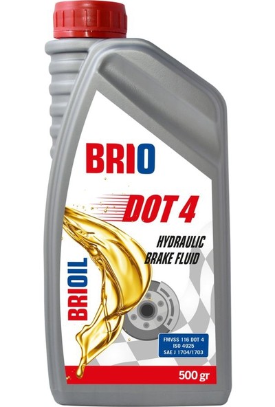 Brio Fren Hidrolik Yağı Dot4 500ML Brio Fren Hidrolik Yağı Dot4 500ML