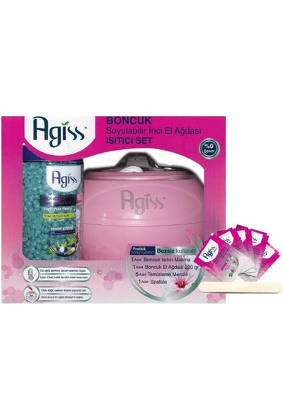 Agiss Easyso Agiss Lüx Set Boncuk Soyulabilir Inci El Ağdası Isıtıcı Set Agiss Easyso Agiss Lüx Set Boncuk Soyulabilir Inci El Ağdası Isıtıcı Set