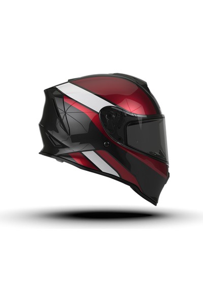Benelli Sv-03 Kapalı Kask | Kırmızı