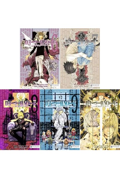 Death Note 6-7-8-9-10. Ciltler Manga Seti - Tsugumi Ooba Death Note 6-7-8-9-10. Ciltler Manga Seti - Tsugumi Ooba