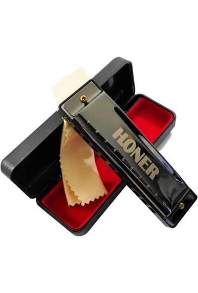 Honer 10 Delik Chromatik Metal Ağız Mızıka Honer 10 Delik Chromatik Metal Ağız Mızıka