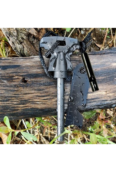 Zavansa Survival Ateş Başlatıcı Magnezyum Çubuk Taş Hayatta Kalma Kiti Zavansa Survival Ateş Başlatıcı Magnezyum Çubuk Taş Hayatta Kalma Kiti