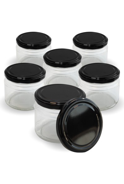 MCAP Cam Kavanoz ve Kavanoz Kapağı - 6 Adet (330 ml - 82 Mm) MCAP Cam Kavanoz ve Kavanoz Kapağı - 6 Adet (330 ml - 82 Mm)