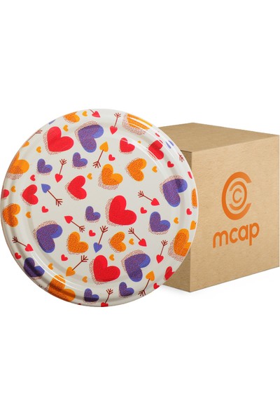 MCAP Kolili Desenli Kavanoz Kapağı - 700 Adet (82MM) MCAP Kolili Desenli Kavanoz Kapağı - 700 Adet (82MM)