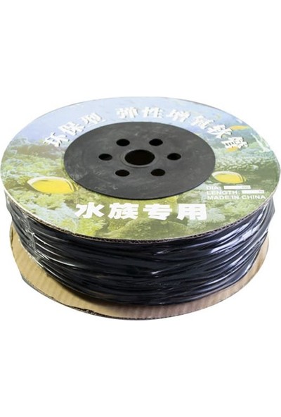 Meç Heto Silikon Hava Hortumu Siyah 5 mt