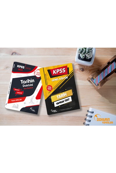 Doktrin Yayınları 2022 KPSS Tarih Soru Bankası ve Yaprak Test (2 Kitap) Doktrin Yayınları 2022 KPSS Tarih Soru Bankası ve Yaprak Test (2 Kitap)