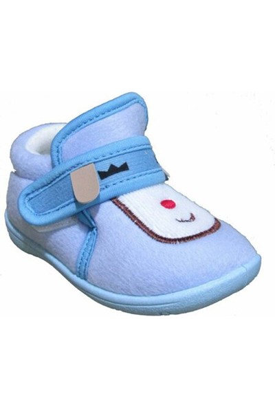 Başak Çocuk Giyim 02961 Gezer Ev Içi Rahat Ana Sınıfı Kreş Ayakkabısı - Mavi - 20